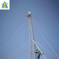 China 32 45 50M Q355 Steel Guyed Antenna Tower For Forest Ranger Station Communication for sale