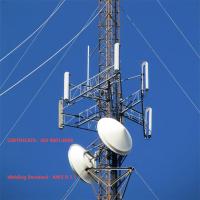 China 30 43 48M Light Weight Guyed Wire Tower For Satellite Ground Station Support for sale