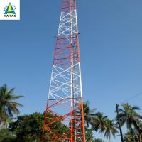 China 38 46 52M Hot Dip Galvanized 3 Legged Angle Steel Tower Weld Free For Fast Field Assembly for sale