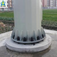 China 28 36 38Meter Internal Cable Routing Monopole Tower for Pedestrian Overpass 5G Coverage for sale