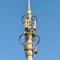 China 35Meter Low Wind Load Monopole Tower For Residential Compound Entrance Telecom for sale