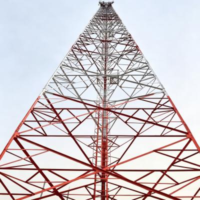 China 37 46 55M Frost Resistant 3 Legged Angle Steel Tower For Cold Region Agricultural Telecom for sale