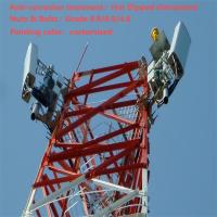 China 37 46 55M Frost Resistant 3 Legged Angle Steel Tower For Cold Region Agricultural Telecom for sale