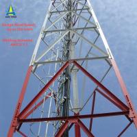China 37 46 55M Frost Resistant 3 Legged Angle Steel Tower For Cold Region Agricultural Telecom for sale