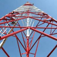 China 38 52 58M Pre Assembled 3 Legged Angle Steel Tower Short Lead Time For Mining Area Network for sale