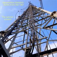 China 30M Q355 Steel 3 Tube Telecom Tower Compact Footprint For Communication Station for sale