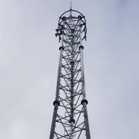 China 30M Q355 Steel 3 Tube Telecom Tower Compact Footprint For Communication Station for sale