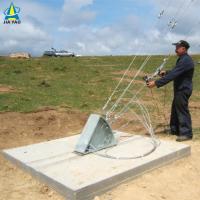 China 32M Hot Dip Galvanized Guyed Wire Tower Ultra Height For Long Range Microwave for sale