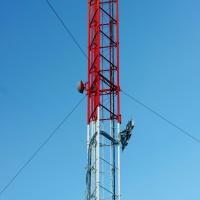 China 38M Quick Erect Guyed Wire Tower For Emergency Disaster Relief Communication for sale