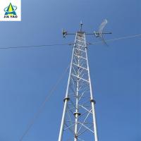 China 42M Cost Efficient Guyed Tower For Rural Broadcast Signal Coverage for sale