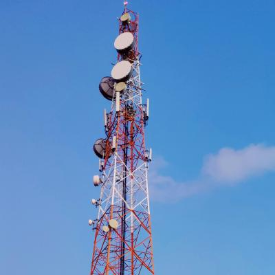 China 42M Q355 Steel 4 Legged Angle Steel Tower Ice Resistant For Alpine Signal Transmission for sale