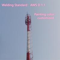 China 20M Q355 Steel Monopole Tower Rooftop Mount For Office Building 5G Deployment for sale