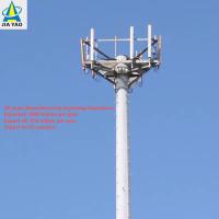 China 32M Slim Profile Monopole Tower Landscape Friendly For Urban Pedestrian Street for sale