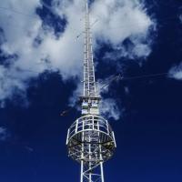 China 60M High-Precision Galvanized Anemometer Tower for Wind Farm Resource Assessment with Multi-Level Sensor Brackets and Anti-Climbing Security FeaturesDeployment System for sale