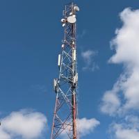 China 50M Cost-Effective 3-Legged Tubular Lattice Steel Communication Tower for GSM/LTE Signal Base Station with Hot-DIP Galvanization 30-Year Service Life for sale