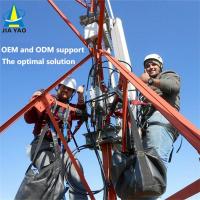 China 45M Hot-Dip Galvanized 3-Legged Angular Lattice Tower | Modular Bolt Connection Steel Structure for Remote Village Wireless Signal Coverage for sale