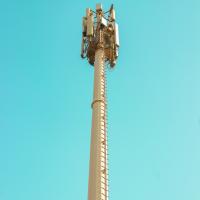 China Custom Steel Monopole Telecommunication Tower Q345 Hot Dip Galvanized 5G Cell Phone Signal Transmission Pole ISO 9001 Factory for sale
