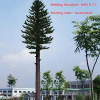 China Eco-Friendly Camouflaged Bionic Pine Tree Tower for 5G Wireless Network Aesthetic Integration Bionic Palm Tree Communication Mast Factory for sale