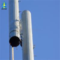 China 25m 35m Height Industrial-Grade Monopole Telecom Tower with Internal Cable Management and Slip-Joint Connection for Urban Smart City Base Station for sale