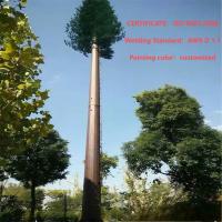 China 15-45M Tropical Style Bionic Palm Tree Camouflage Communication Tower for Coastal Resort Signal Coverage 30-Year Galvanized Steel Core and UV-Resistant Leaves for sale