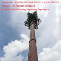 China Eco-Friendly Camouflaged Bionic Pine Tree Tower for 5G Wireless Network Aesthetic Integration Bionic Palm Tree Communication Mast Factory for sale