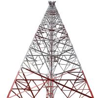 China Hot Dip Galvanized 3 4 Legged Angular Steel Tower Lattice Telecommunication Tower Q345B High Strength Steel for GSM CDMA LTE Mobile Phone Signal Base Station Site for sale