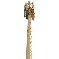 China Self Supporting Monopole Steel Tower High Strength Tubular Communication Pole Tower Hot Dipped Galvanized Q235B for Urban Wireless Network Antenna Site Support for sale