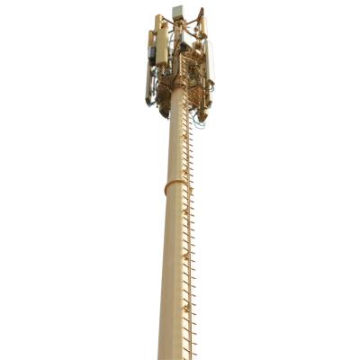 China Self Supporting Monopole Steel Tower High Strength Tubular Communication Pole Tower Hot Dipped Galvanized Q235B for Urban Wireless Network Antenna Site Support for sale