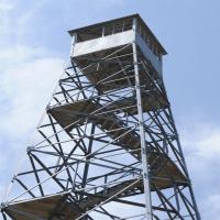 China Galvanized Steel Guard Tower Watch Tower Security Monitoring Tower Lattice Structure for Forest Fire Prevention and High Altitude Observation Support for sale