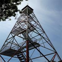 China Galvanized Steel Guard Tower Watch Tower Security Monitoring Tower Lattice Structure for Forest Fire Prevention and High Altitude Observation Support for sale