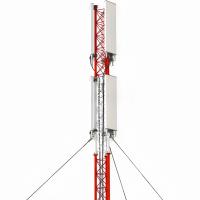 China 10m-40m Guyed Wire Galvanized Steel Telecom Tower Lattice Mast for Rural Network Coverage for sale