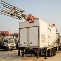 China Mobile Emergency Communication Tower Trailer with Telescopic Mast Hot Dip Galvanized Lattice Steel Tower for Rapid Deployment Disaster Recovery for sale