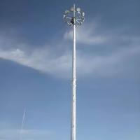 China Integrated 5G Smart Street Light Pole Steel Monopole Communication Tower for Urban Intelligence Surveillance and Wireless Site for sale