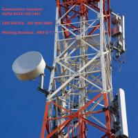 China Anti-Corrosion Hot Dip Galvanized Lattice Telecom Tower for Desert Arid Environment Communication Base Station with ASTM A123 Standard for sale