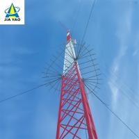 China 25m High Guy Wire Mast Steel Guyed Radio 4g 5g Isp Communication Tower for sale