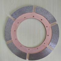 China Outer Diameter 225mm Thickness 5.00mm Copper Substrate Car Clutch Parts Wear And Heat Resistant for sale