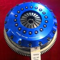 China Twin Disc Racing Clutch Kits Fit Toyota 1JZ 24T Dark Blue 215mm Friction Plate for sale