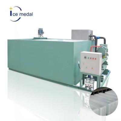 China 6KW Brand Compressor Clear Block Ice Machine Sculpture Block Ice Maker for sale