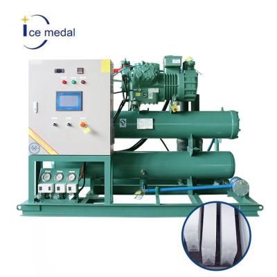 China Icemedal High Efficiency 22.5kw 10 Ton Ice Block Making Machine Commercial for sale