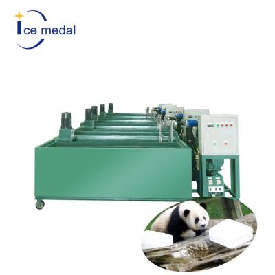 China Small Type Industrial 1 Ton Block Ice Machine Transparent Brick for sale