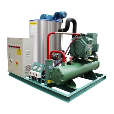 China Small 1100 Kg Commercial Flake Ice Making Machine For Fish 19.94 kw for sale