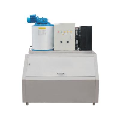 China Salt Water 1100 KG Ice Flake Making Machine Commercial 3 Tons for sale