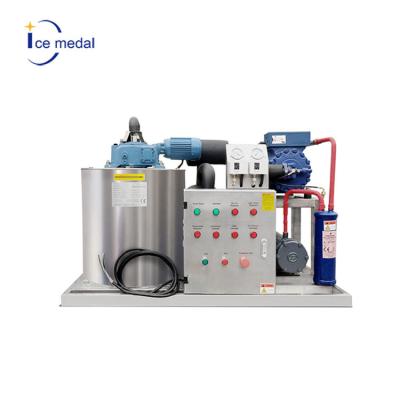 China Energy Saving Fresh Keeping Flake Ice Making Machine 10 Kw for sale
