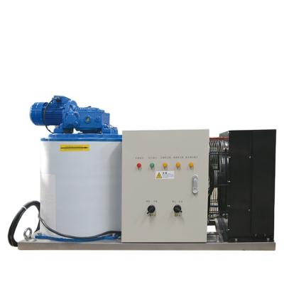 China Icemedal 1000 Kg Commercial Flake Ice making Machine For Fish Boat for sale