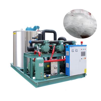 China 1500 KG Commercial Flake Ice Machine Maker For Fishing 33.8 KW for sale