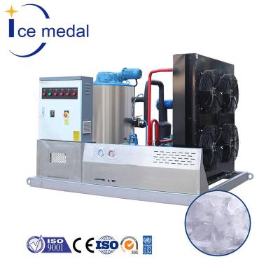 China Automatic Rake Storage Dry Flake Ice Making Machine 4200 KG for sale