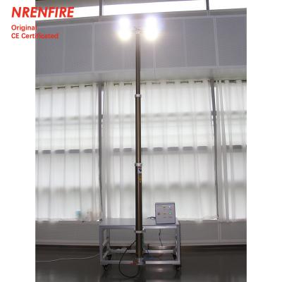 China 4.6m pneumatic telescopic mast light tower-inside wires-4x60W LED-remote control for sale