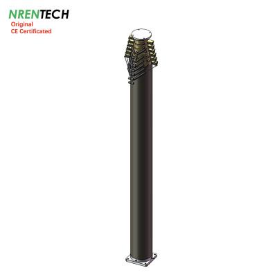 China 15m heavy duty pneumatic telescopic mast for mobile antenna tower 300kg payloads- lockable mast for sale