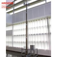 China 4.6m pneumatic telescopic mast light tower-inside wires-4x60W LED-remote control-for mobile light tower or solar tower for sale