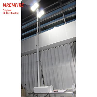 China roof mast light 4.5m pneumatic telescopic mast, vehicle roof mount mast light tower for sale